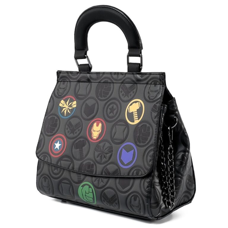 Loungefly Marvel Avengers Debossed Cross Body Bag - Gallery of Art ...