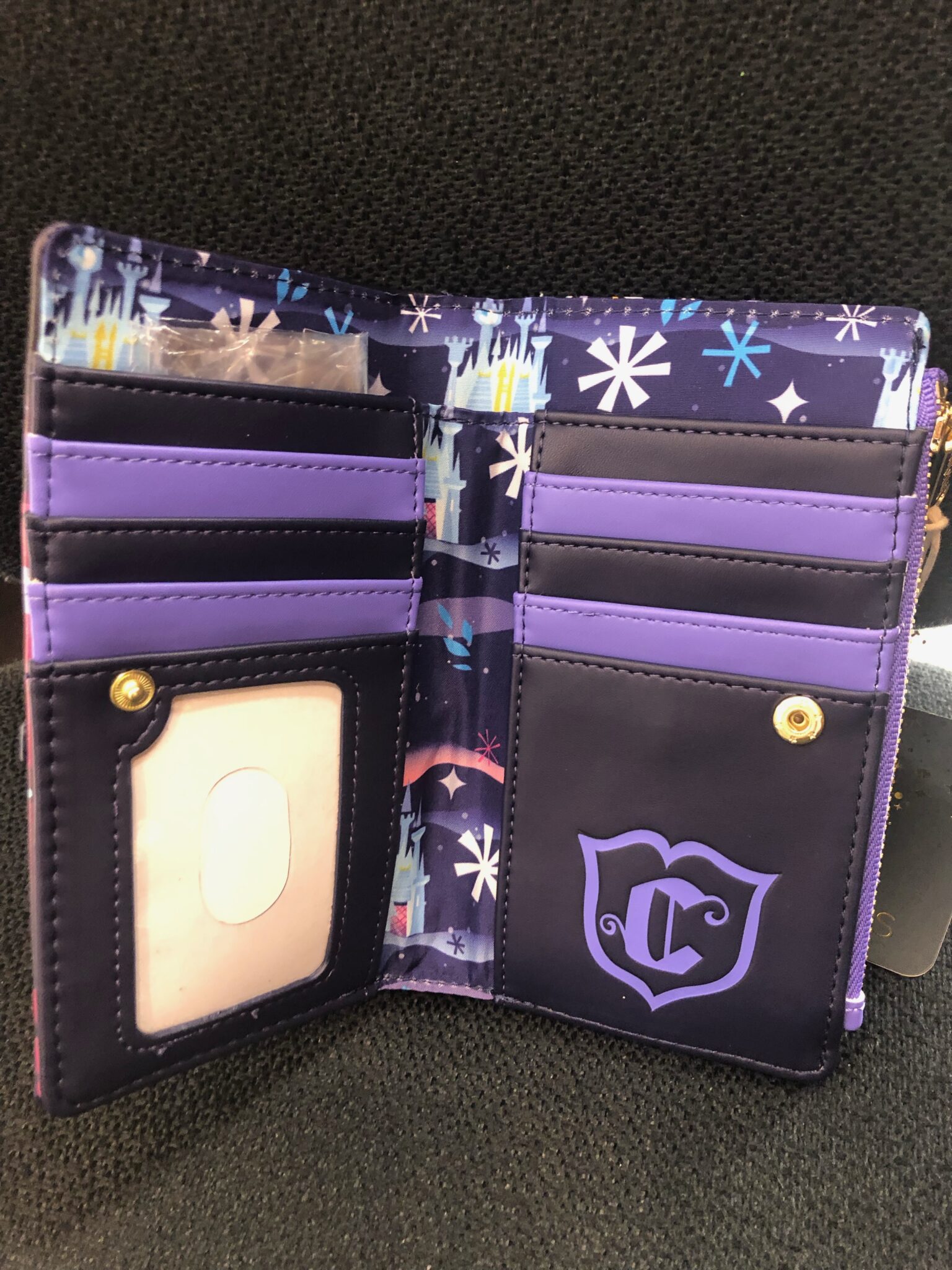 Loungefly DISNEY Cinderella Castle Series Flap Wallet Magical Coach ...