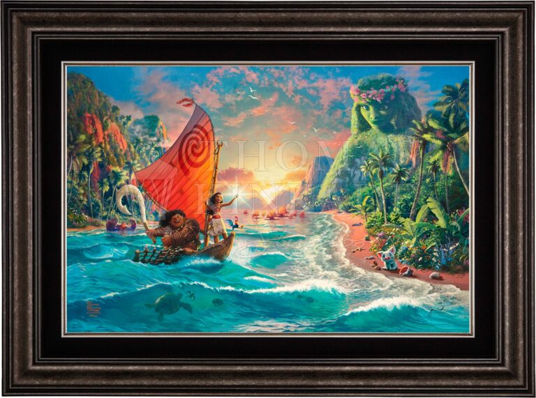Disney Moana Art By Thomas Kinkade Studios® - Gallery of Art & Collectibles