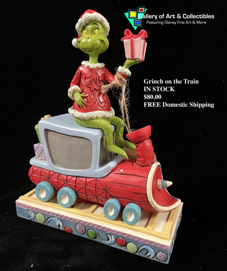 Grinch on Train - Gallery of Art & Collectibles